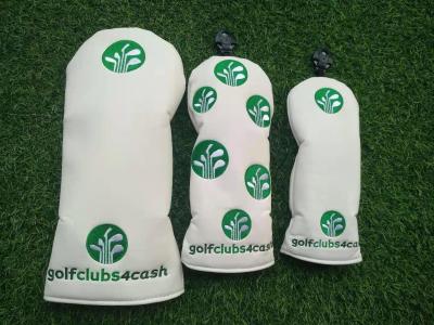 China Golf Head Cover Set for Driver Fairway Hybrid Durable Knit 3-Pack for sale