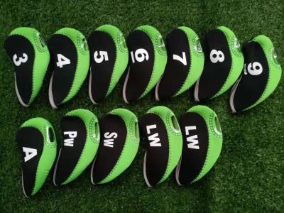 China Premium Golf Iron Head Cover Set Durable Neoprene Protection for 3-9 Irons for sale