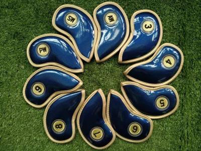 China Premium Golf Iron Head Cover Set 4-PW Durable Neoprene Protection for Clubs for sale
