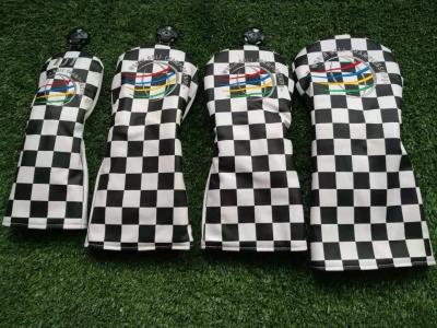 China Custom Golf Head Cover Set for Driver Fairway Hybrid Durable Knit Design for sale