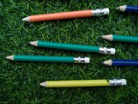 China Round Wooden Golf Pencil 3.5 Inch 87-89mm Bulk Pack 5000pcs for Course Scorecard for sale