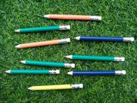 China Round Wooden Golf Pencil 3.5 Inch 87-89mm Bulk Pack 5000pcs for Course Scorecard for sale