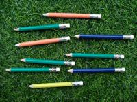 China Round Wooden Golf Pencil 3.5 Inch 87-89mm Bulk Pack 5000pcs for Course Scorecard for sale