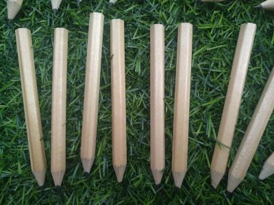 China Hexagonal Golf Pencil with Eraser 7 Inch Wooden Pencil for Golf Scorecard for sale