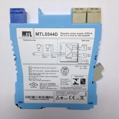 China MTL5544D 24V Repeater Power Supply for Hazardous Areas - 96mA Current, 1.4W Power Dissipation for sale