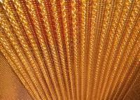 China Golden Aluminum Double Jack Chain Curtain for Doors - 7 Color Options, Rust-Resistant Fly Screen for Commercial & Residential Use for sale