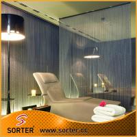 China Gunmetal Double Jack Chain Curtain - Aluminum Fly Screen for Doors with 7 Color Options and Custom Length Sizing for sale