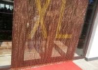 China Antique Copper Double Jack Chain Curtain - 100% Anodized Aluminum Fly Screen for Doors with Multiple Color Options for sale