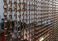 China Antique Copper Double Jack Chain Curtain - 100% Anodized Aluminum Fly Screen for Doors with Multiple Color Options for sale