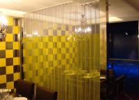 China Hanging Aluminum Woven Wire Mesh Room Divider Screen Curtain - Silver Finish for Commercial & Residential Spaces for sale