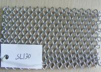 China Hanging Aluminum Woven Wire Mesh Room Divider Screen Curtain - Silver Finish for Commercial & Residential Spaces for sale