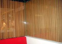 China Hanging Aluminum Woven Wire Mesh Curtain - Bright Golden Room Divider Screen for Commercial & Residential Spaces for sale