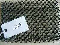 China Hanging Aluminum Woven Wire Mesh Room Partition in Gunmetal Black Finish - 1-2 Meter Width Custom Sizes Available for sale