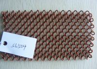 China Hanging Aluminum Copper Woven Mesh Decorative Curtain - 1.2m Width Room Divider for Commercial Spaces for sale