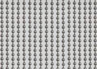 China Steel Alloy Metal Ball Room Divider Curtain - 4mm 6mm 8mm 10mm Silver Beaded Doorway Separator for sale