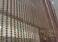 China 4mm 6mm 8mm 10mm Steel Alloy Antique Copper Metal Ball Room Divider Curtain - Professional Grade Decor for sale