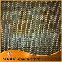 China Steel Alloy Antique Brass Metal Ball Room Divider Curtain - 5mm 6mm 8mm 10mm Diameter Options for Doorway & Space Separation for sale