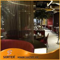China Steel Alloy Antique Brass Metal Ball Room Divider Curtain - 5mm 6mm 8mm 10mm Diameter Options for Doorway & Space Separation for sale