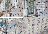 China Crystal Beaded String Curtain Room Divider - Acrylic Beads for Window & Door Panels in Multiple Colors & Sizes for sale
