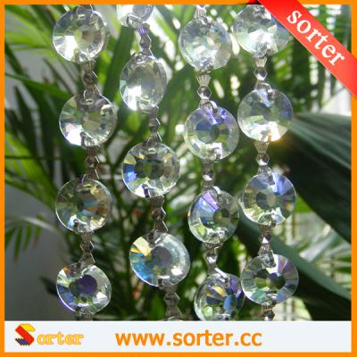 China Crystal Bead Curtain for Wall & Doorway Decoration - Multiple Colors & Custom Sizes Available for sale