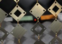 China Decorative Antique Brass Aluminum Mesh Panels - 0.8mm Thickness for Building Facades & Interior Partitions for sale