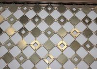 China Decorative Antique Brass Aluminum Mesh Panels - 0.8mm Thickness for Building Facades & Interior Partitions for sale