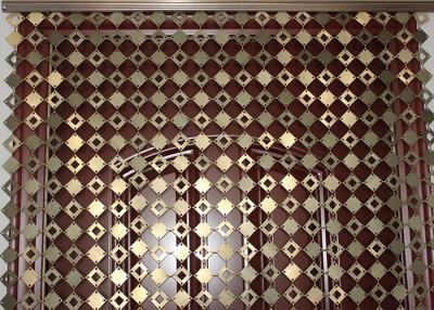 China Decorative Antique Brass Aluminum Mesh Panels - 0.8mm Thickness for Building Facades & Interior Partitions for sale