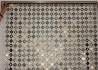 China Decorative Antique Brass Aluminum Mesh Panels - 0.8mm Thickness for Building Facades & Interior Partitions for sale