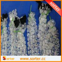 China AB Color Plastic Bead Chain Curtain - Custom Sizes 24-120 Inches - Decorative Room Divider for Home & Office for sale