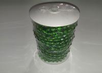 China Green Faceted Plastic Bead Chain Curtain - Custom Sizes Available for Doorways, Windows & Walls - 3-5 Day Sample Delivery for sale