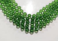 China Green Faceted Plastic Bead Chain Curtain - Custom Sizes Available for Doorways, Windows & Walls - 3-5 Day Sample Delivery for sale