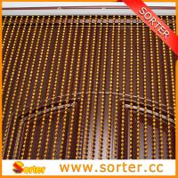 China Golden Faceted Plastic Bead Chain Curtain - Custom Sizes & Colors for Door & Window Decor for sale
