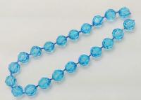 China Blue Faceted Plastic Bead Chain Curtain for Doors - Custom Sizes & Colors Available - 3-5 Day Sample Delivery for sale