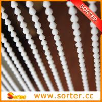 China White Rain Drop Plastic Chain Curtain - Custom Size Door & Window Decoration with 3-5 Day Sample Delivery for sale