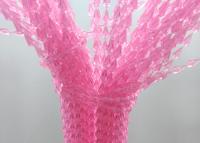 China Pink Rain Drop Plastic Chain Curtain - Custom Size Door & Window Decor Beaded Curtain for sale