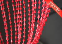 China Red Rain Drop Plastic Chain Curtain - Custom Size Door & Window Decoration - 3-5 Day Sample Delivery for sale