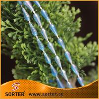 China Blue Rain Drop Plastic Chain Curtain for Doors & Windows - Custom Sizes & Colors Available for sale