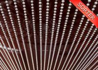 China Silver Round Plastic Bead Chain Curtain for Doors - Custom Sizes & Colors Available - 3-5 Day Sample Delivery for sale