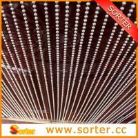 China Silver Round Plastic Bead Chain Curtain for Doors - Custom Sizes & Colors Available - 3-5 Day Sample Delivery for sale
