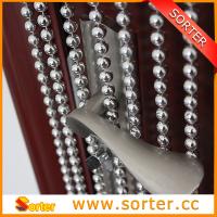 China Silver Round Plastic Bead Chain Curtain for Doors - Custom Sizes Available with 3-5 Day Sample Delivery for sale
