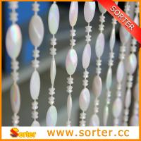 China Custom Plastic Beaded Door Curtain Decorative Hanging Beads 90x200cm for sale