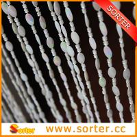 China Custom Plastic Beaded Door Curtain Decorative Hanging Beads 90x200cm for sale