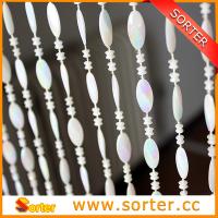 China Custom Plastic Beaded Door Curtain Decorative Hanging Beads 90x200cm for sale