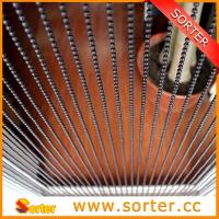 China Black Plastic Bead Chain Curtain for Door 90cm x 200cm Custom Size for sale