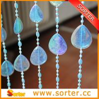 China Blue plastic bead chain curtain for room divider for sale