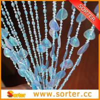 China Blue plastic bead chain curtain for room divider for sale