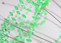 China Green acrylic bead chain curtain for room decor for sale