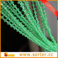 China Green acrylic bead chain curtain for room decor for sale