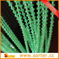 China Green acrylic bead chain curtain for room decor for sale