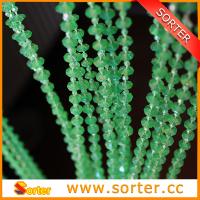 China Green acrylic bead chain curtain for room decor for sale